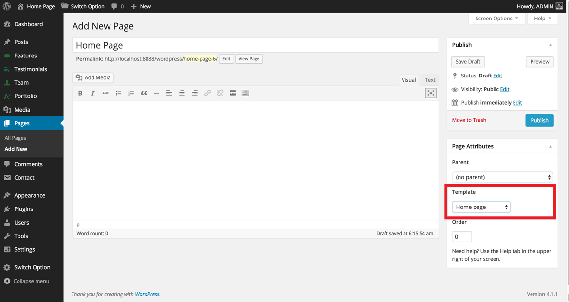 Page Installation Tasks - ThemesGrove