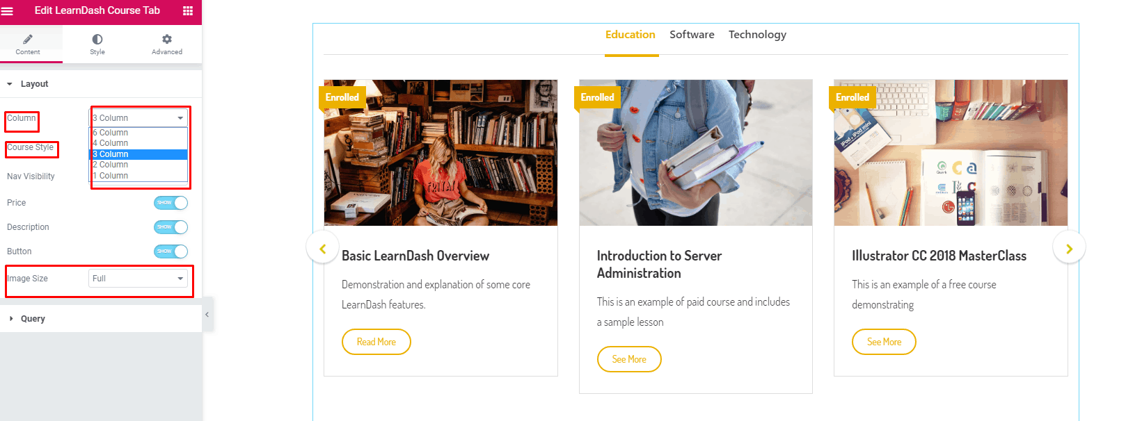 LearnDash Course Tab - ThemesGrove