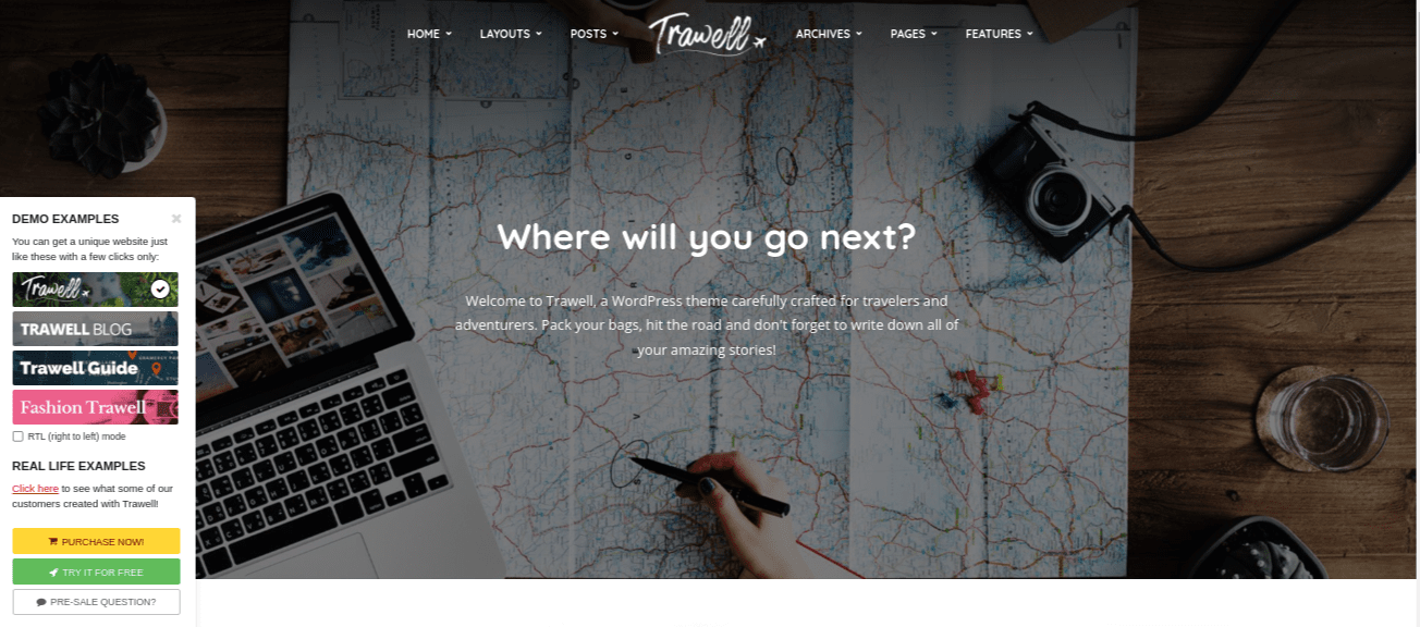 12 Best Travel Blog WordPress Themes - ThemesGrove